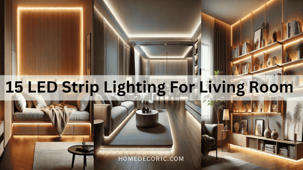Top 15 LED Strip Lighting Ideas For Living Room