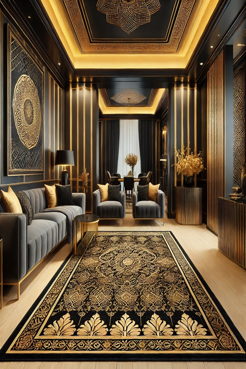 Black And Gold Home Ideas