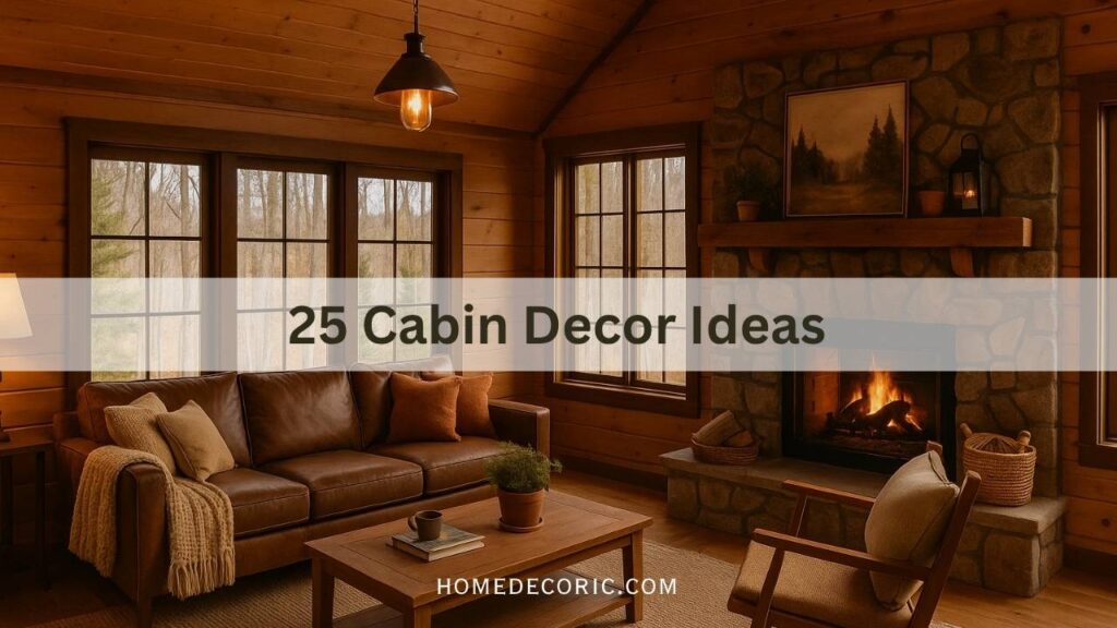 25 Cabin Decor Ideas to Create a Cozy and Rustic Retreat