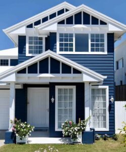 31 Navy Blue House Exterior Ideas for a Stylish Look