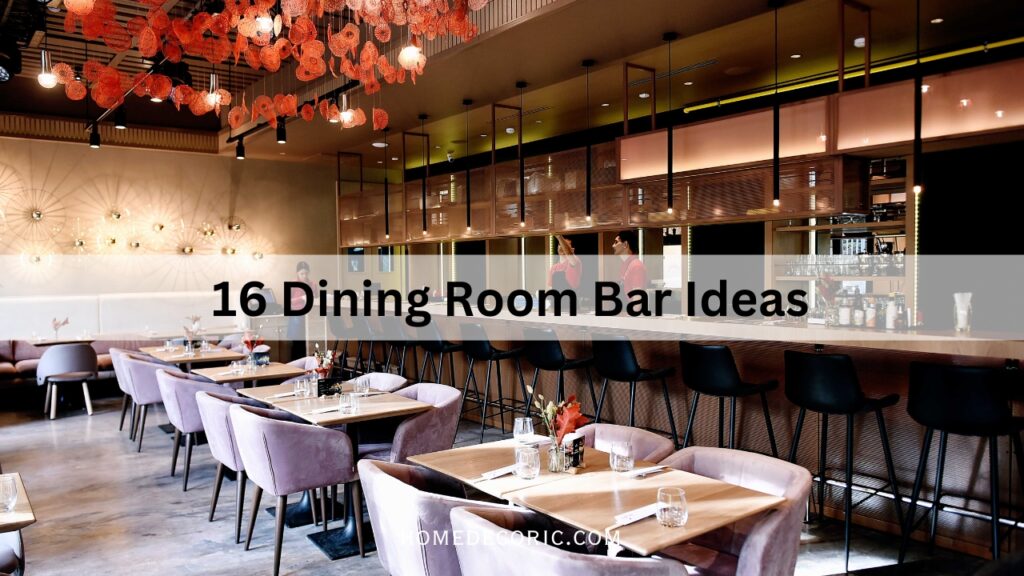 16 Must-See Dining Room Bar Ideas for a Functional Space