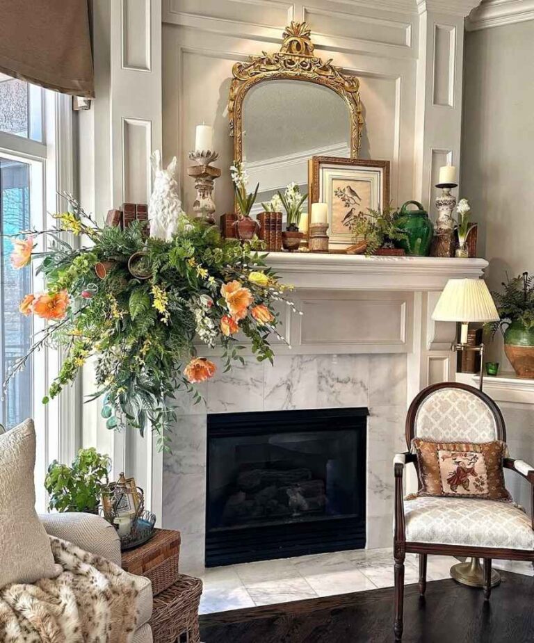 21 Beautiful Spring Mantel Decor Ideas for a Fresh Look