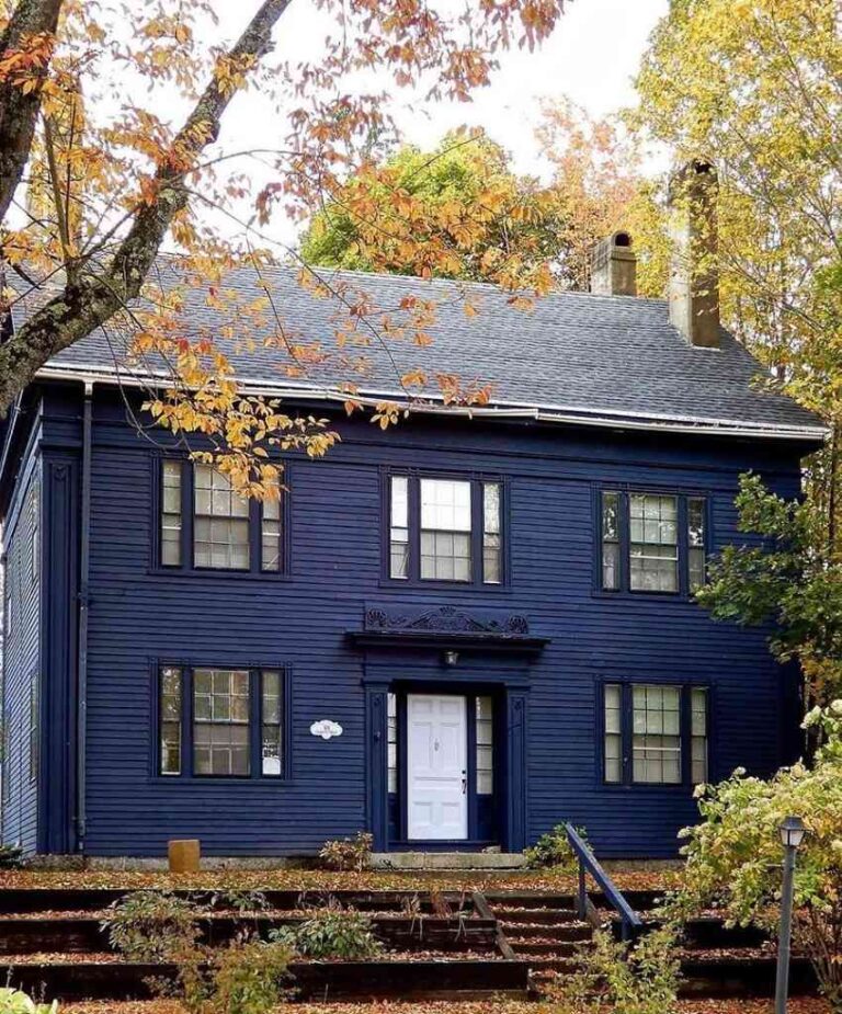 31 Navy Blue House Exterior Ideas for a Stylish Look