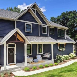 31 Navy Blue House Exterior Ideas for a Stylish Look
