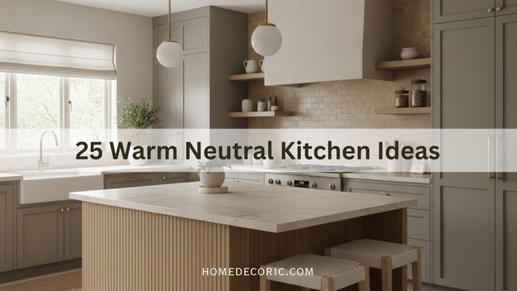 25 Warm Neutral Kitchen Ideas That Blend Nature and Comfort