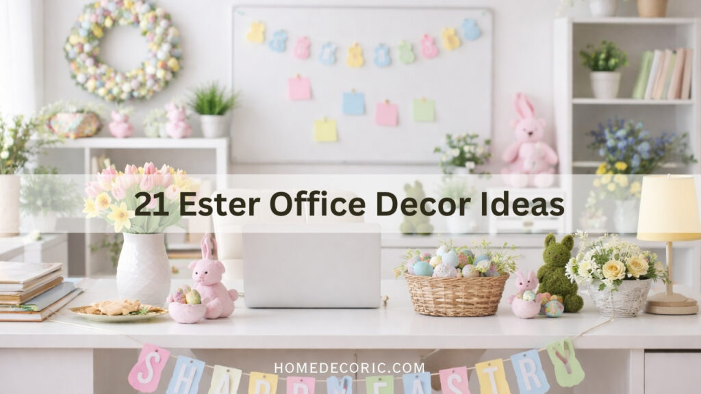 21 Creative Easter Office Decor Ideas for a Festive Workspace